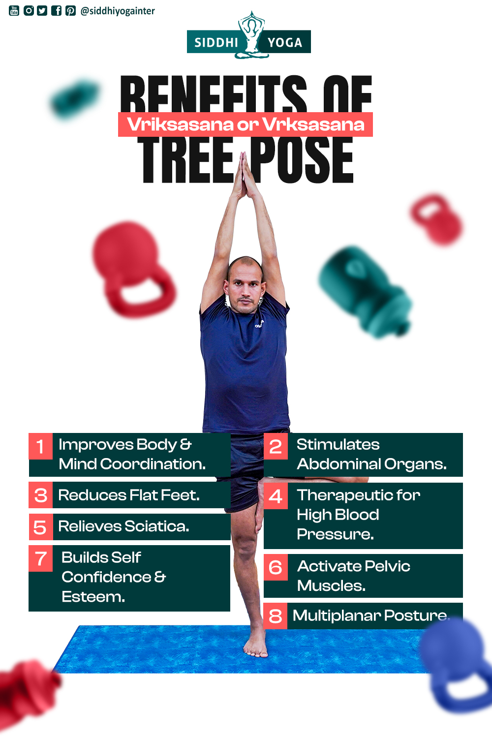 Benefits of Practicing Vrksasana (Tree Pose) | Siddhi Yoga