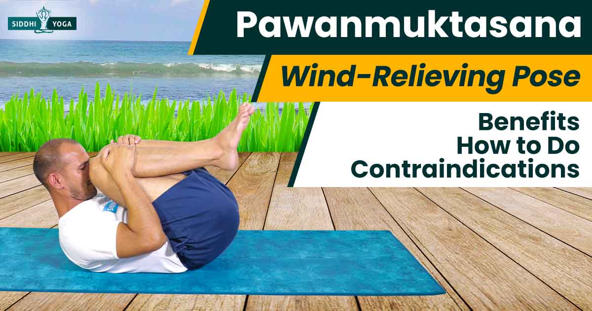 Yoga Wind Releasing Pose