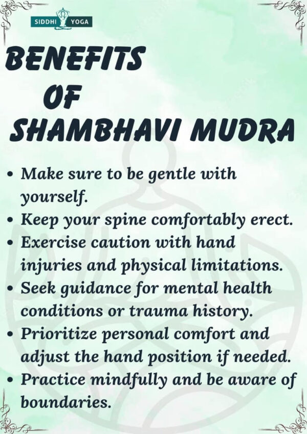 Shambhavi Mudra: Meaning, Benefits, & How to do |Siddhi Yoga