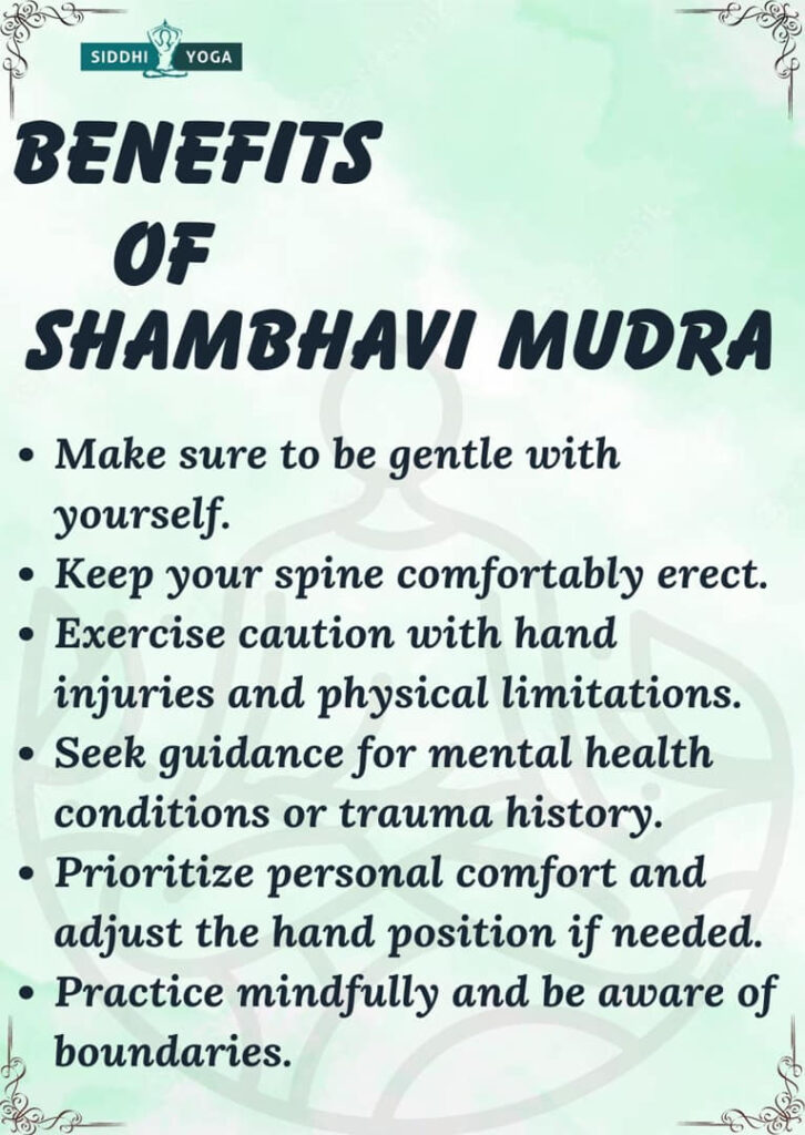 Shambhavi Mudra: Meaning, Benefits, & How to do |Siddhi Yoga Shambhavi Mudra: Meaning, Benefits, & How to do |Siddhi Yoga
