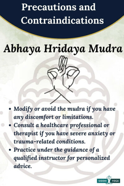 Abhaya Hridaya Mudra: Meaning and Benefits | Siddhi Yoga