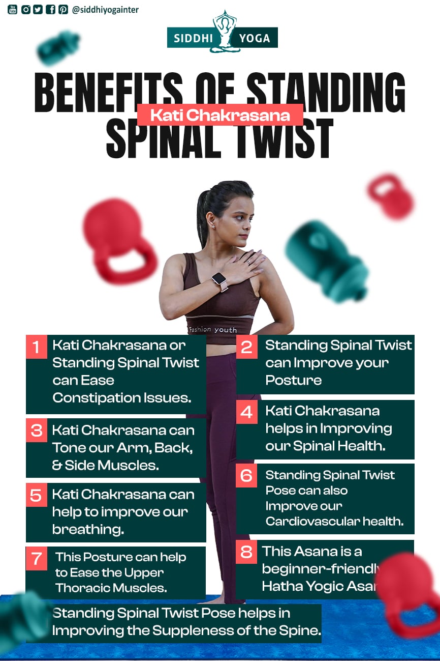 Benefits of Kati Chakrasana Pose | Siddhi Yoga