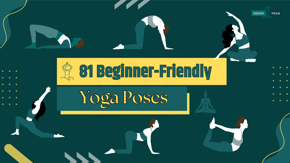 81 Easy Yoga Poses and Asanas for Beginners with Photos